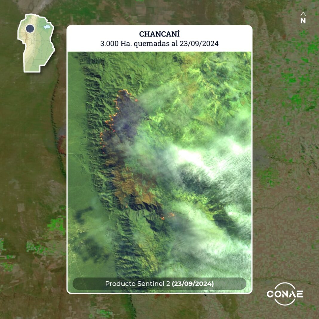 Nuevas imágenes satelitales de los incendios en Córdoba vistos desde el espacio - DefOnline