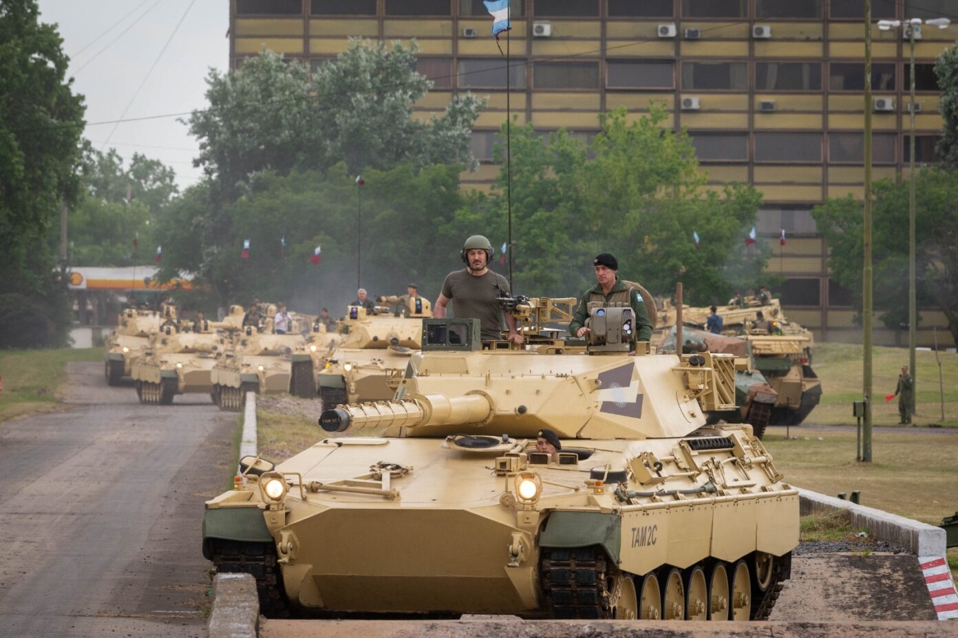 El Ejercito Argentino modernizó 10 tanques TAM 2C A2