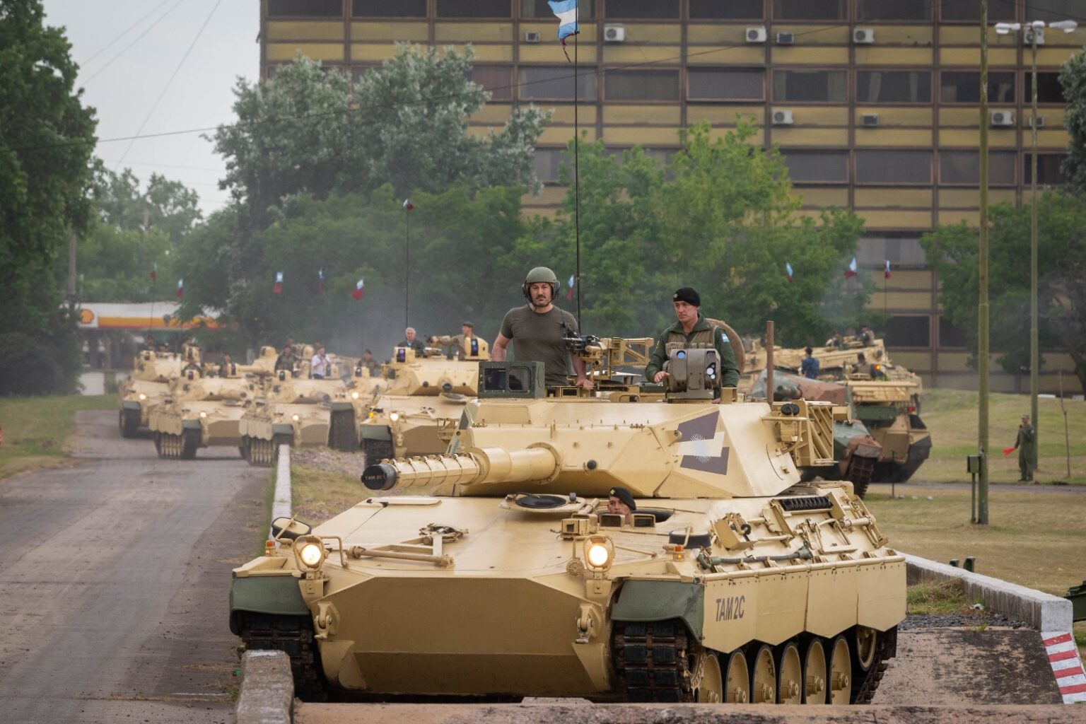 El Ejercito Argentino modernizó 10 tanques TAM 2C A2